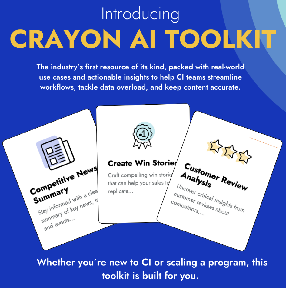 Crayon AI Toolkit | AI for Competitive Intelligence